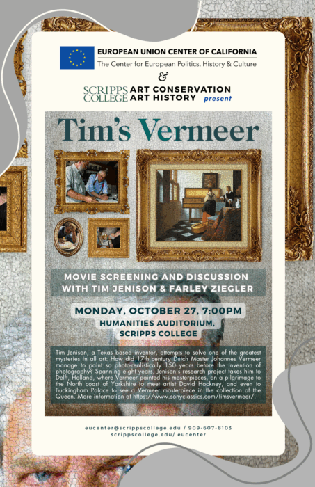 Tim's Vermeer: Movie Screening and Discussion with Tim Jenison & Farley ...